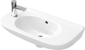 Villeroy & Boch O.Novo umywalka 50x25 cm ścienna półokrągła CeramicPlus ...