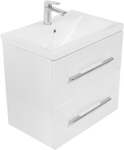 Geberit Selnova Square umywalka z szafką 60 cm zestaw meblowy biały ...