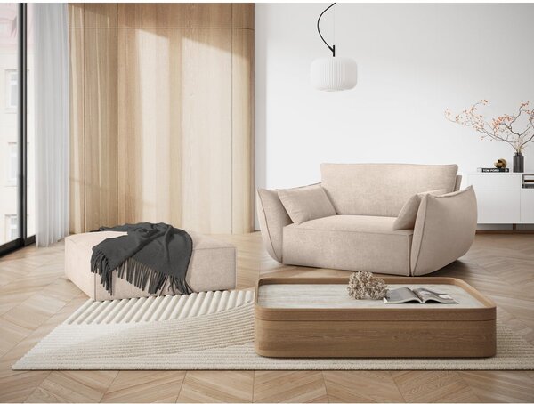 Beżowy fotel Vanda – Mazzini Sofas | FAVI.pl