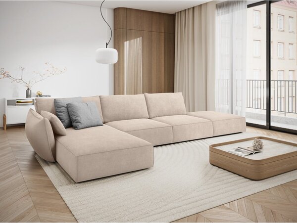 Beżowy narożnik (lewostronny) Vanda – Mazzini Sofas | FAVI.pl