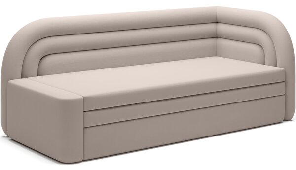 Beżowa rozkładana sofa 3-osobowa FABILLO Wersja sofy: Prawy róg | FAVI.pl