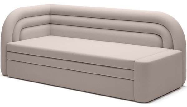 Beżowa rozkładana sofa 3-osobowa FABILLO Wersja sofy: Lewy róg | FAVI.pl