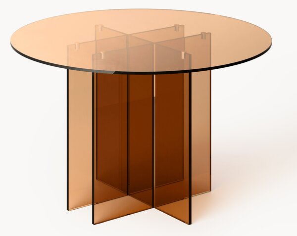 Okrągły stół do jadalni ze szkła Anouk, różne rozmiary | FAVI.pl