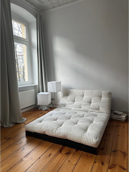 Bordowa rozkładana sofa 160 cm Roots Black Night – Karup Design | FAVI.pl