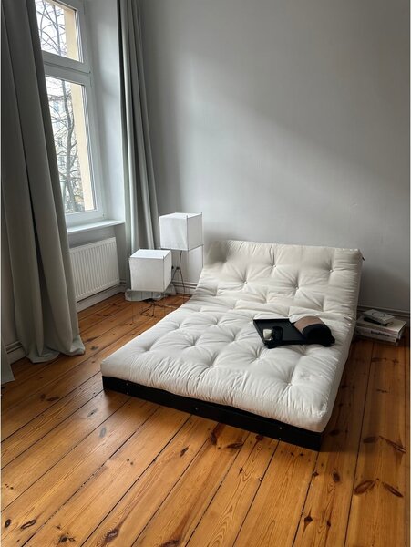 Bordowa rozkładana sofa 160 cm Roots Black Night – Karup Design | FAVI.pl