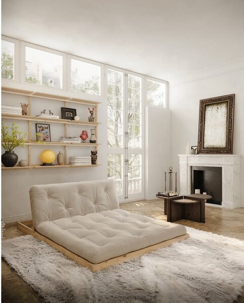 Kremowa rozkładana sofa 145 cm Flip – Karup Design | FAVI.pl