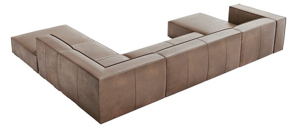 Jasnobrązowy skórzany narożnik (prawostronny) Madame – Windsor & Co ...