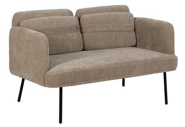 Beżowa sofa z tkaniny szenilowej 127 cm Bind – Ixia | FAVI.pl