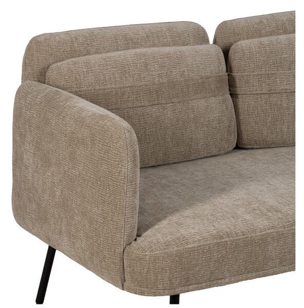 Beżowa sofa z tkaniny szenilowej 127 cm Bind – Ixia | FAVI.pl