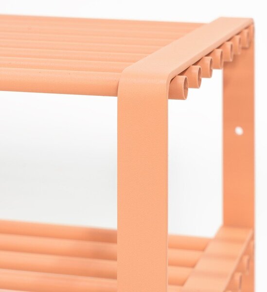 Łososiowa stalowa szafka na buty 100x48,5x29 cm Rex – Spinder Design ...