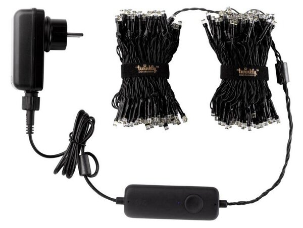 Lampki choinkowe zewnętrzne 20m 250 LED smart zimna biel | FAVI.pl