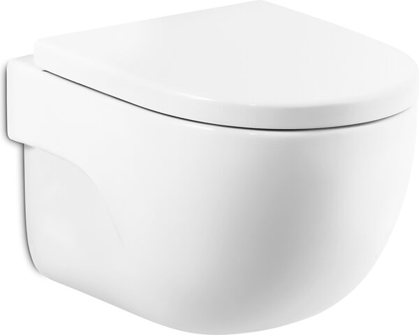 Roca Meridian Compacto miska WC wisząca Rimless biała A346244000 | FAVI.pl