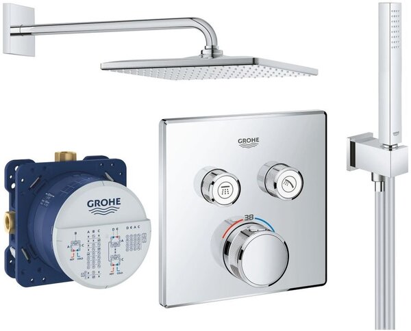 Grohe Grohtherm SmartControl zestaw prysznicowy podtynkowy ...