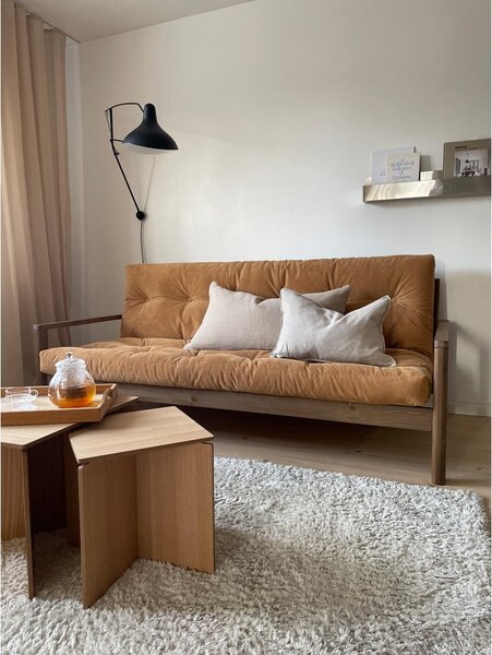 Zielona rozkładana sofa 205 cm Knob – Karup Design | FAVI.pl